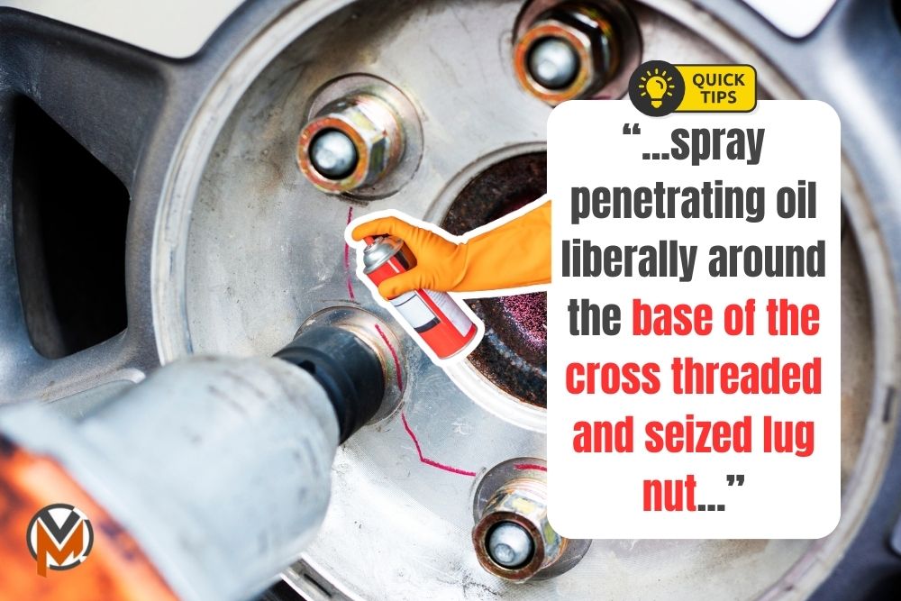 How To Remove Cross Threaded Lug Nut: Seized Wheel Studs?